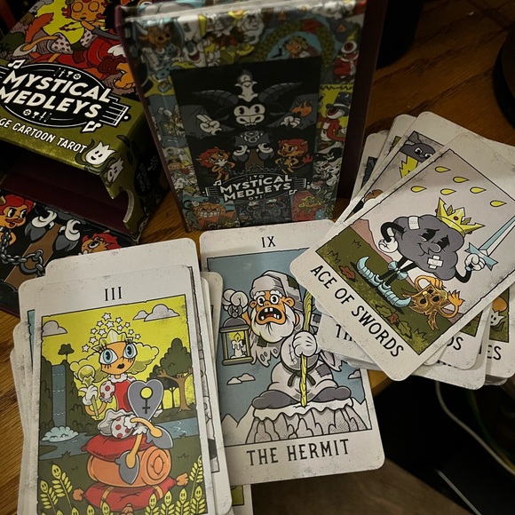 Mystical Medleys | Other | Mystical Medleys Vintage Cartoon Tarot ...
